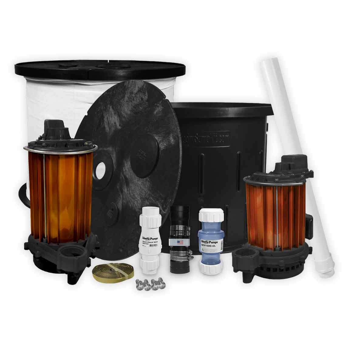 Sump Pump Kit | InstaDry® - 2 Piece Basin Kit